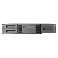 HPE MSL2024 0Drive Tape Library AK379A + 2x N7P36A HPE MSL LTO-7 FC ...